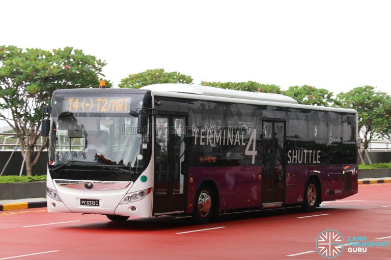 Changi Airport Terminal 4 Shuttle Bus | Land Transport Guru