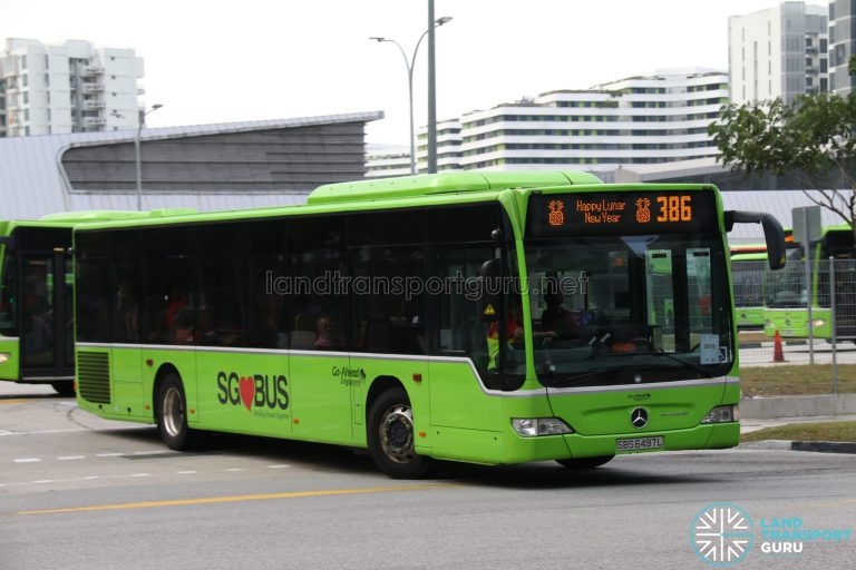 Go-Ahead Feeder Bus Service 386 – Mercedes-Benz Citaro (SBS6497L ...