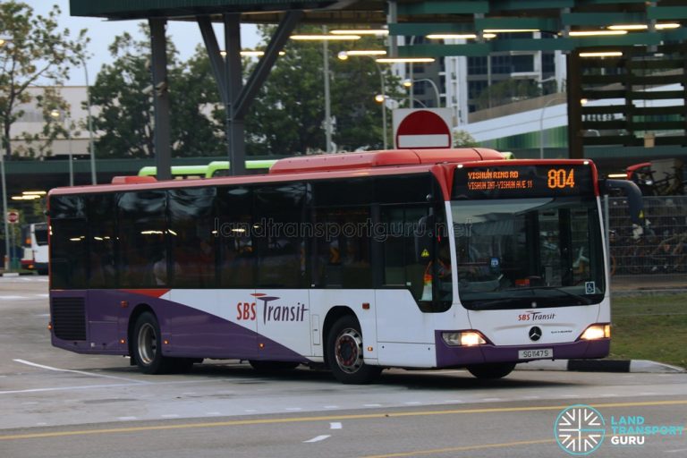 Service 804 – SBS Transit Mercedes-Benz O530 Citaro (SG1147S) | Land ...