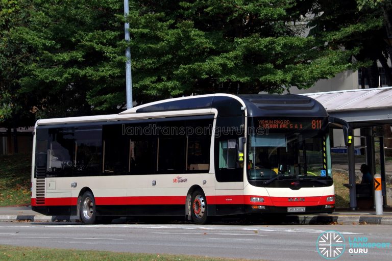 Service 811 – SBS Transit MAN A22 (SMB3097L) | Land Transport Guru