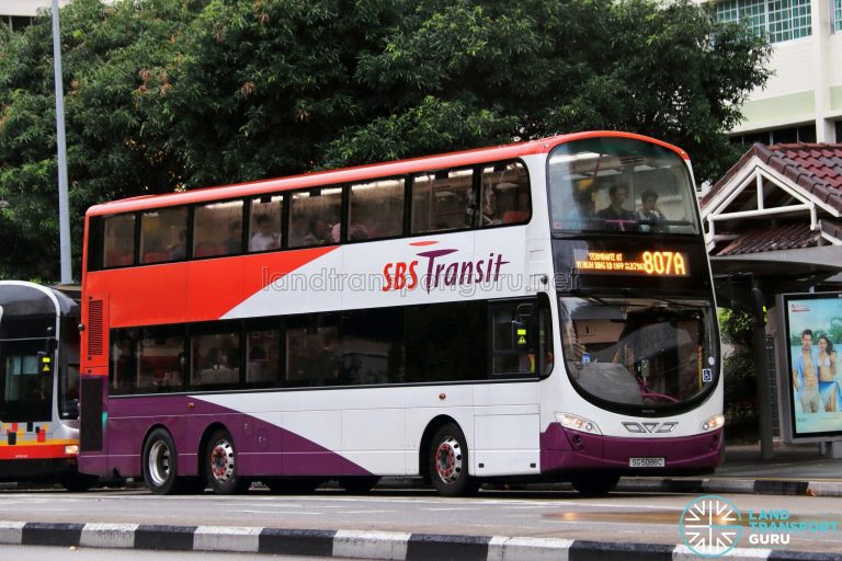 SBS Transit Feeder Bus Service 807A | Land Transport Guru