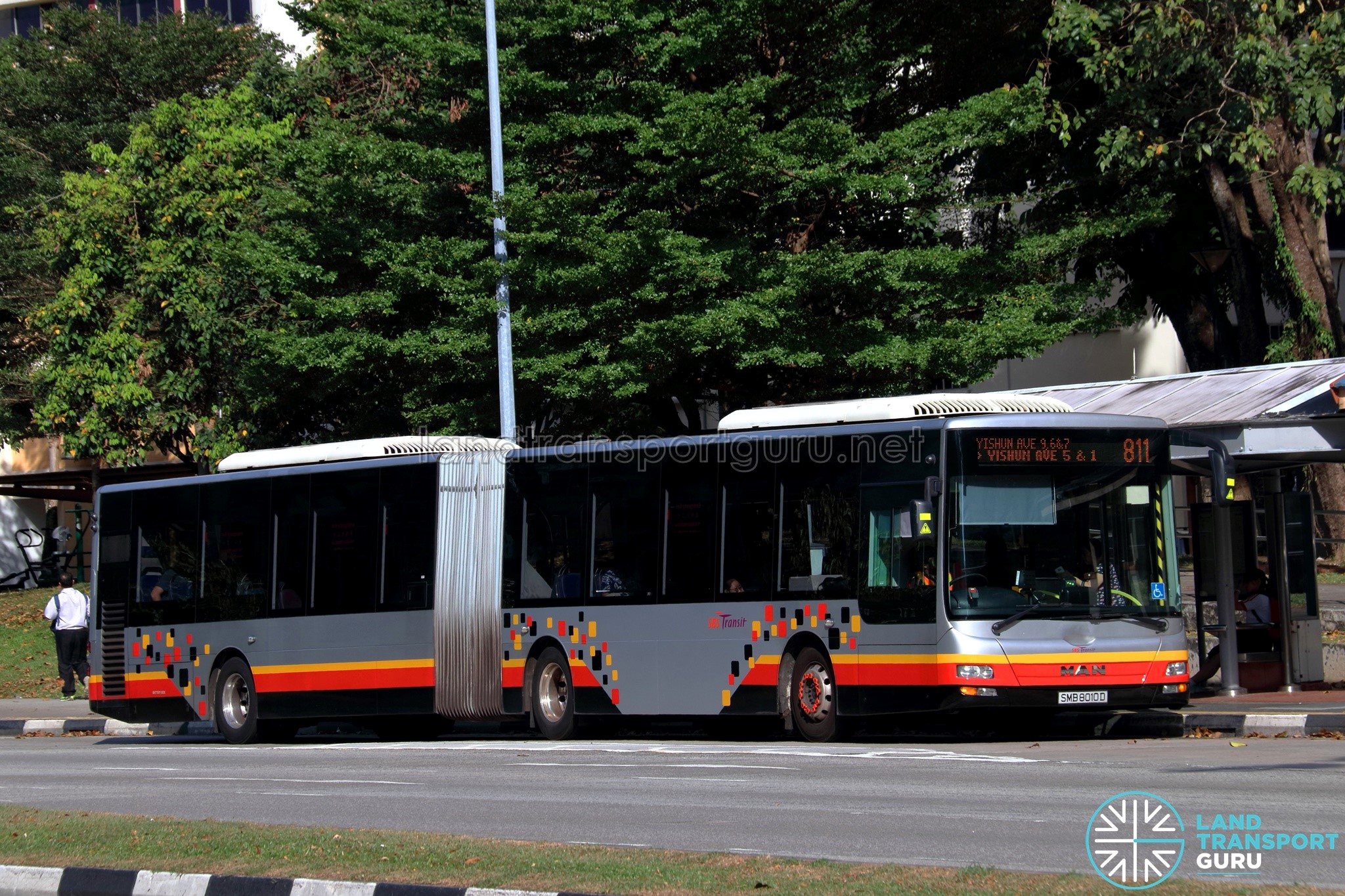 Service 811 SBS Transit MAN A24 SMB8010D Land Transport Guru Service 811 SBS Transit MAN A24 SMB8010D Land Transport Guru