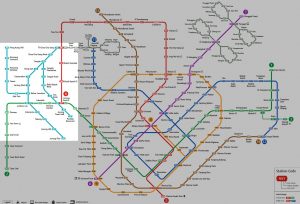 MRT Network Map with Jurong Region Line | Land Transport Guru