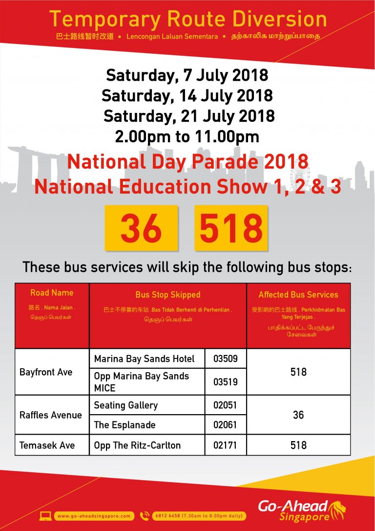 Go-Ahead Singapore Poster for NDP 2018 – NE Shows 1 – 3 | Land ...