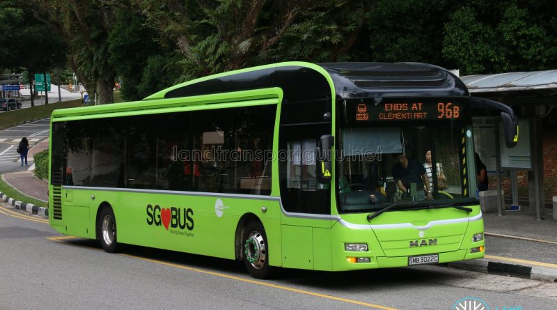 Tower Transit Bus Service 96B | Land Transport Guru