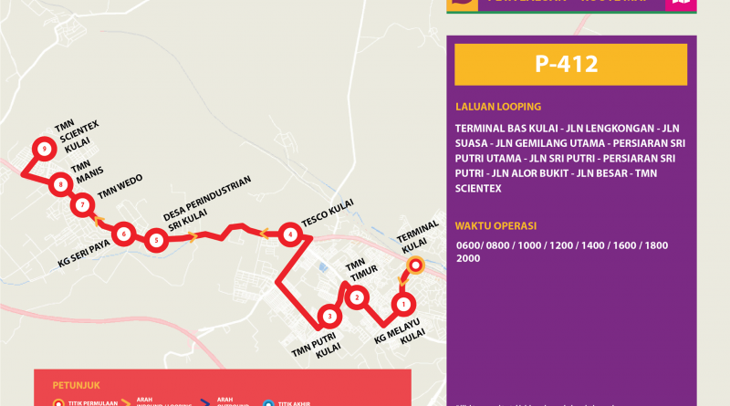 Bas Muafakat Johor Bus Service P412 | Land Transport Guru
