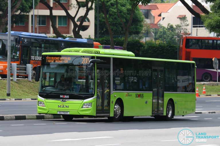 Bus 200 – SBS Transit MAN Lion’s City A22 Euro 6 (SG1764K) | Land ...