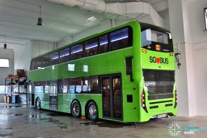 ADL E500 3-Door Concept Bus – Rear | Land Transport Guru