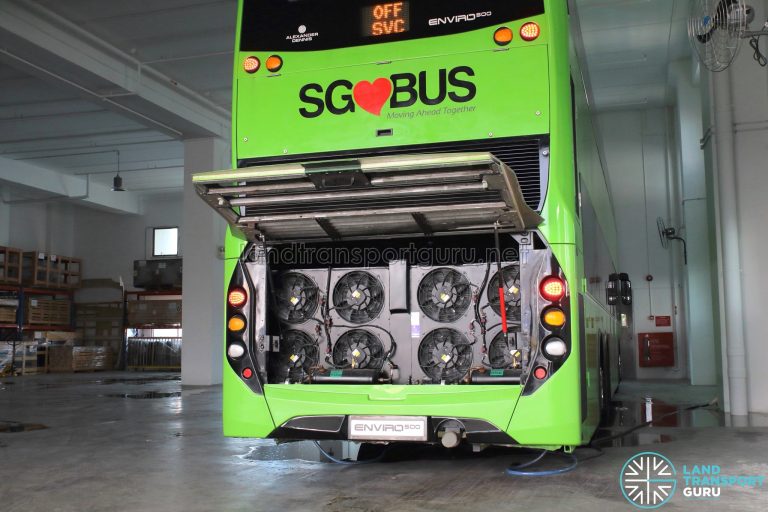 ADL E500 3-Door Concept Bus – Aircon condenser unit | Land Transport Guru