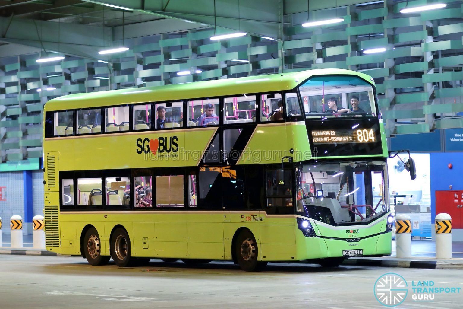 Bus 804 – SBS Transit Volvo B8L (SG4003D) | Land Transport Guru