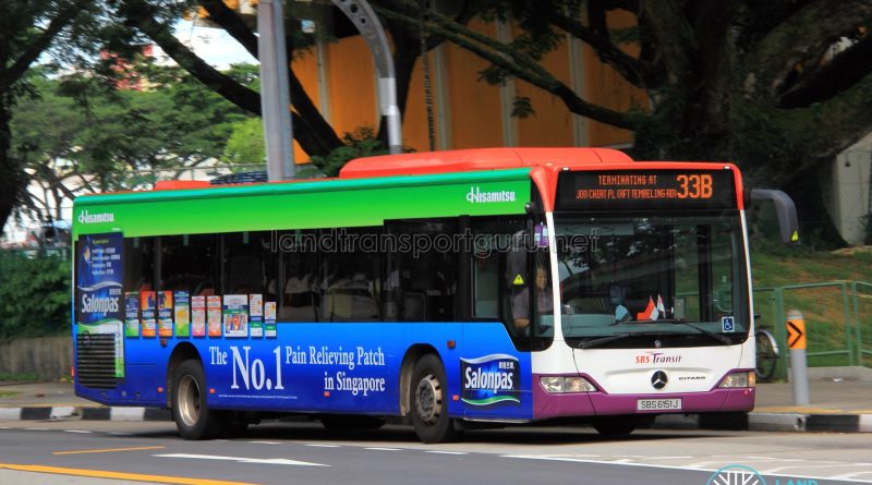 SBS Transit Bus Service 33B | Land Transport Guru