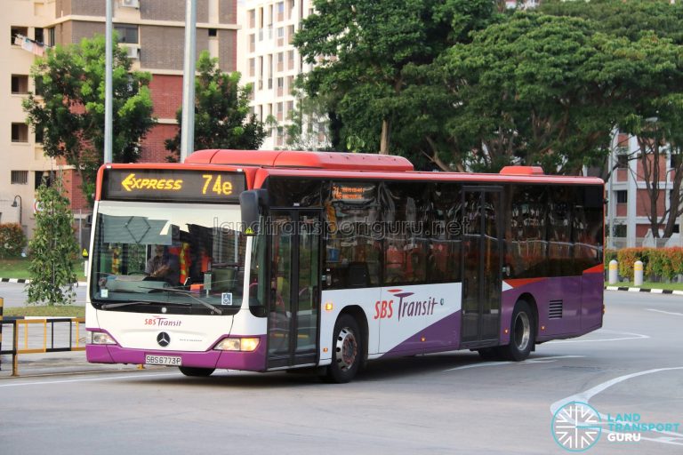 [Defunct] SBS Transit Express Bus Service 74e | Land Transport Guru