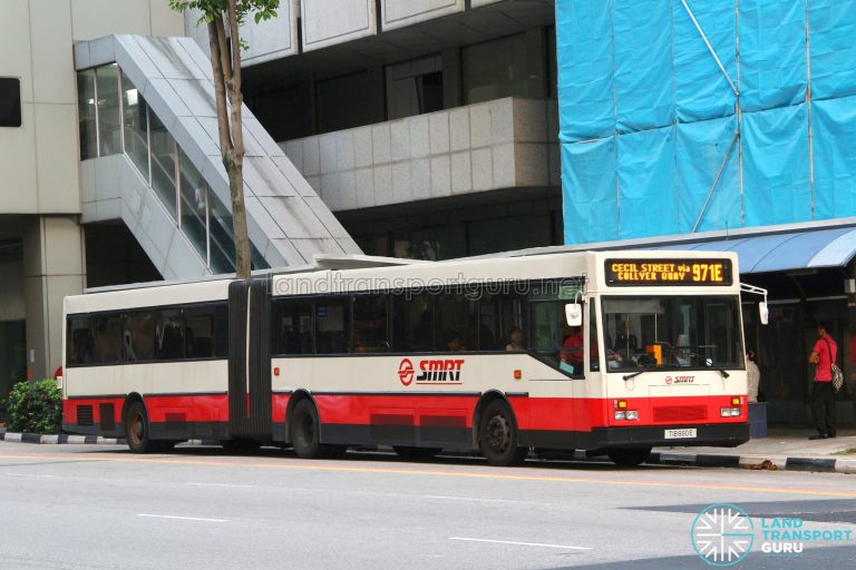 SMRT Mercedes-Benz O405G (TIB890E) – Service 971E | Land Transport Guru