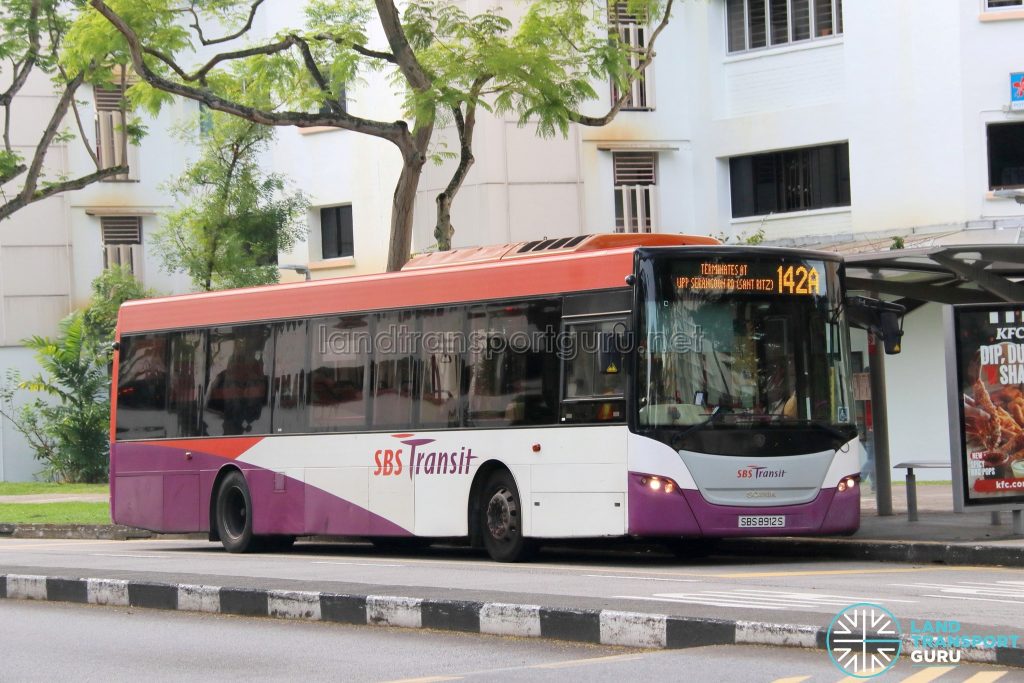 SBS Transit Bus Service 142A | Land Transport Guru