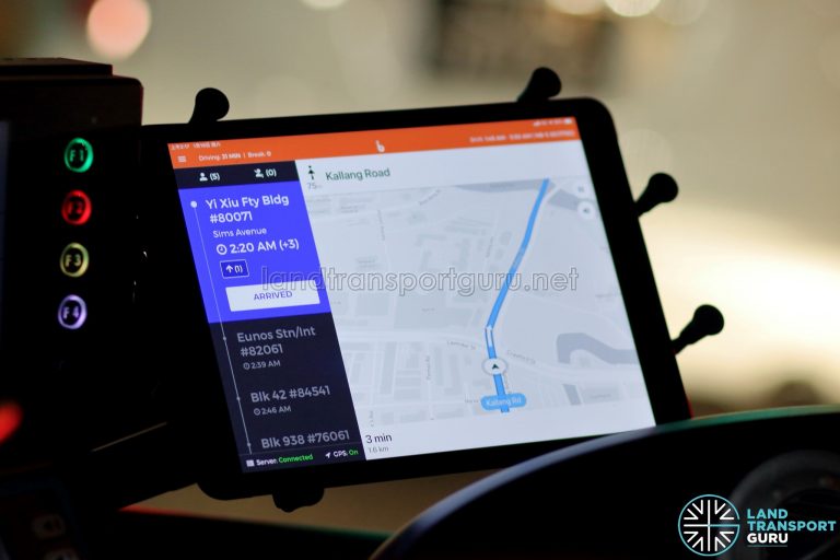 Tablet with BusNow Driver Application (Night Bus) – Navigation | Land ...