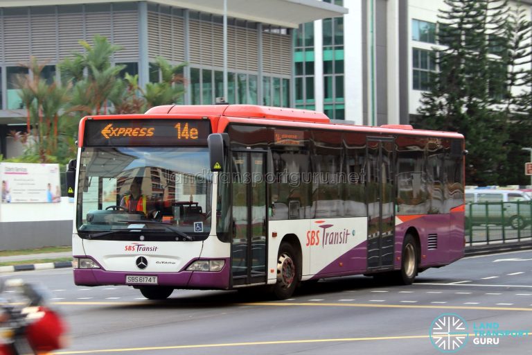SBS Transit Express Bus Service 14e | Land Transport Guru