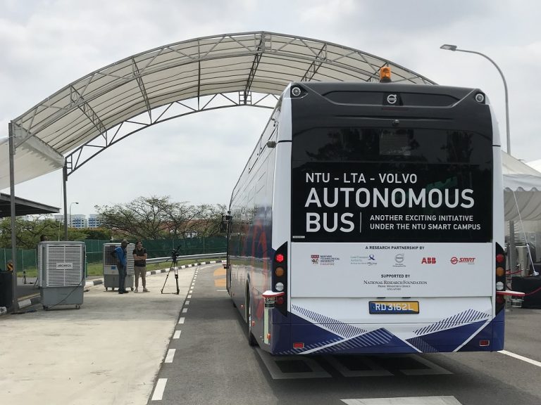 NTU-LTA-Volvo Autonomous Bus Trial | Land Transport Guru