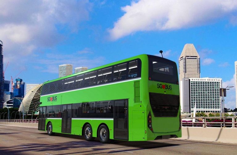 Concept rendering of ADL 3-Door Double Decker Bus (Photo: LTA) | Land ...