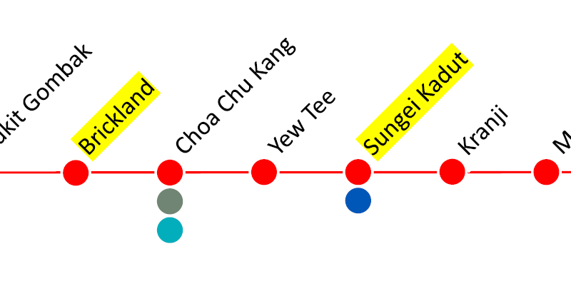 New Sungei Kadut and Brickland MRT Stations | Land Transport Guru