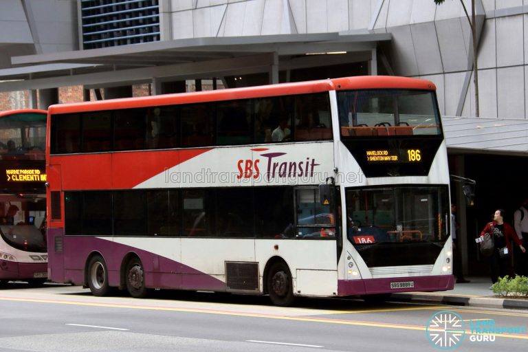 Bus 186 – SBS Transit Volvo B10TL CDGE (SBS9889U) | Land Transport Guru