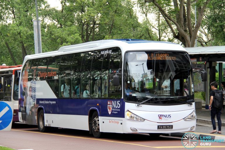 NUS Internal Shuttle Bus | Land Transport Guru