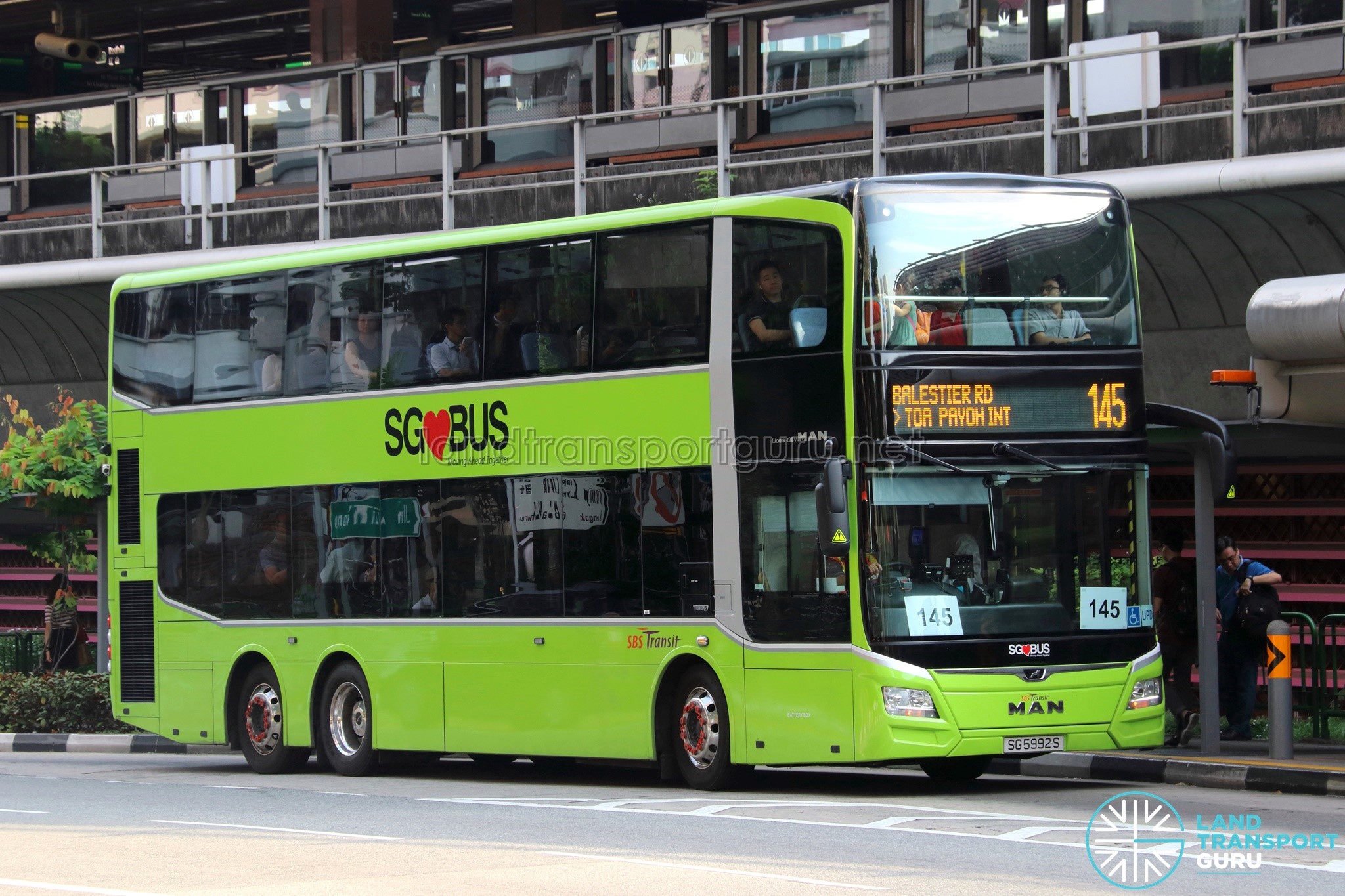 SBS Transit Bus Service 145 Land Transport Guru