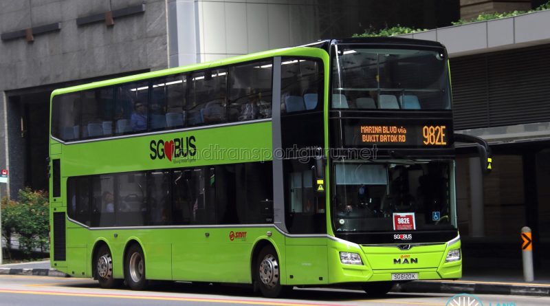 SMRT Express Bus Service 982E | Land Transport Guru