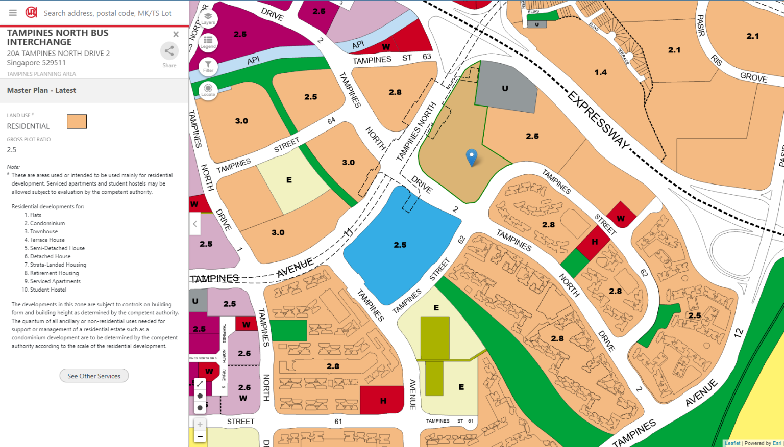 URA Masterplan for Tampines North Bus Interchange – Zoned for ...