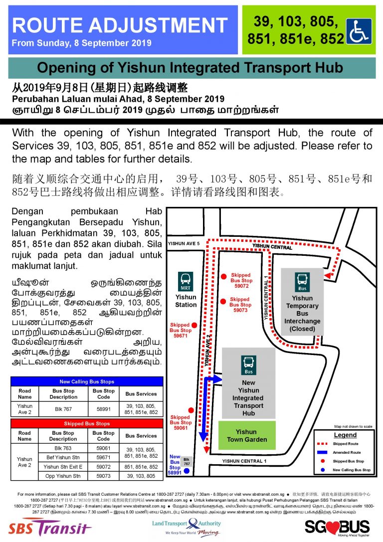 SBS Transit Bus Service 852 | Land Transport Guru