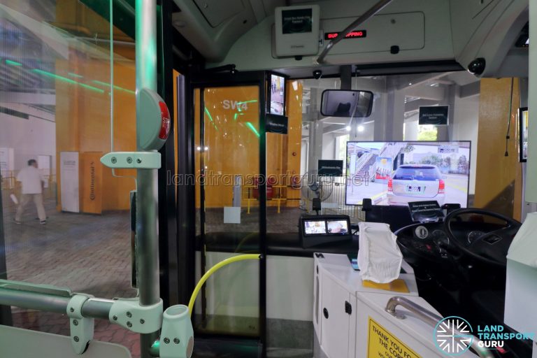 LTA Smart Bus – Interior Front Area | Land Transport Guru