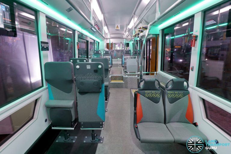 LTA Smart Bus – Interior Front to Rear | Land Transport Guru