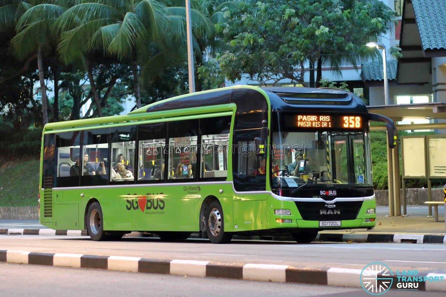 Bus 358: Go-Ahead MAN Lion’s City A22 (SG1720L) | Land Transport Guru