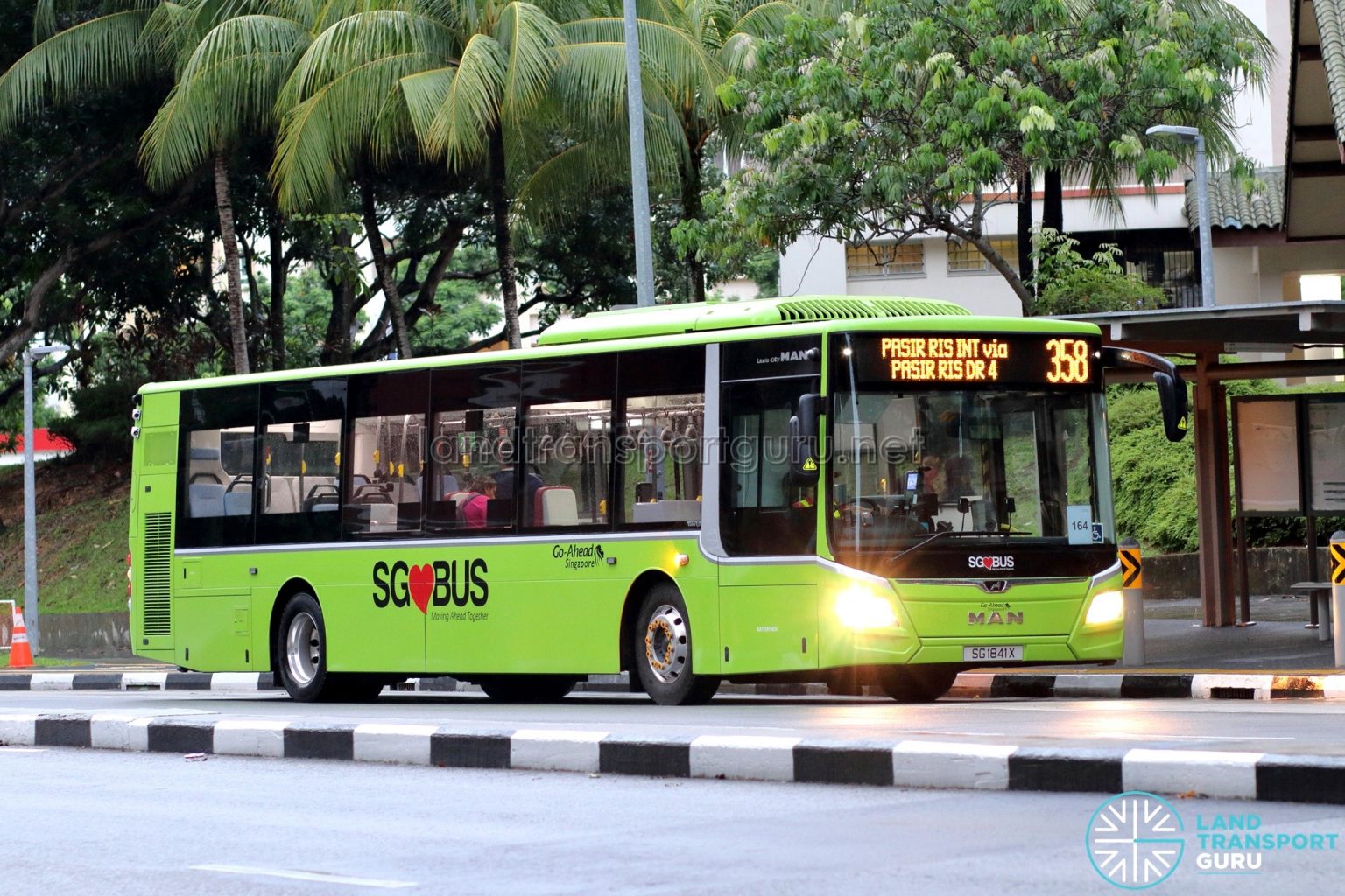 Bus 358: Go-Ahead MAN Lion’s City A22 (SG1841X) | Land Transport Guru
