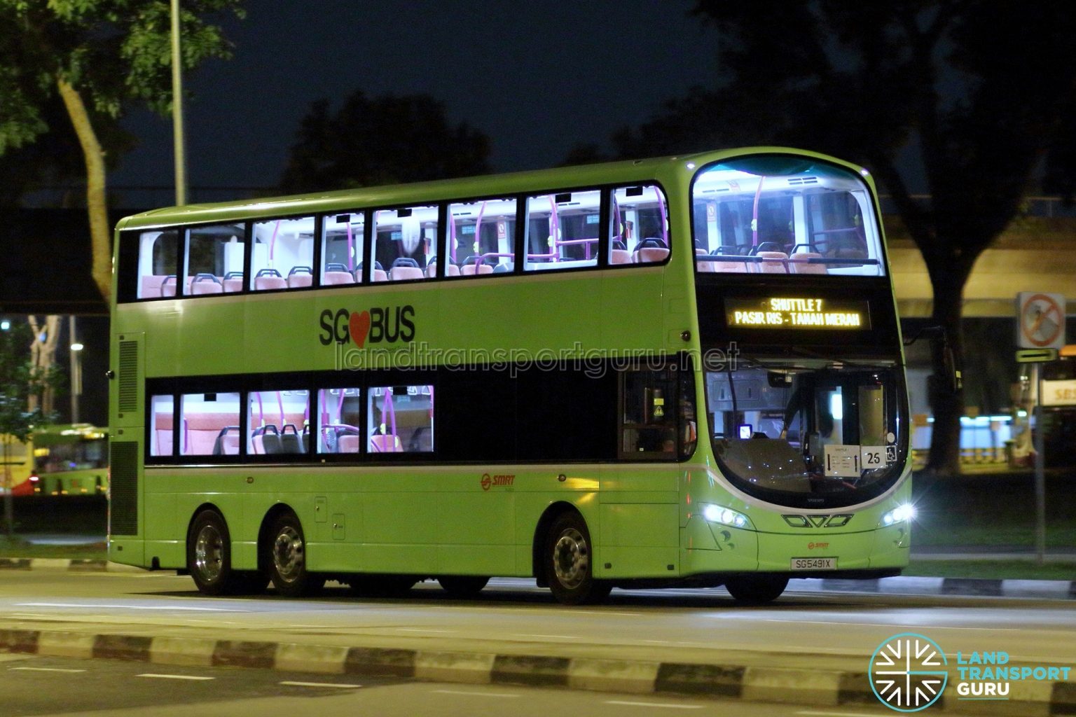 Shuttle 7 – SMRT Task Force 50 Volvo B9TL Wright (SG5491X) [TF26 ...