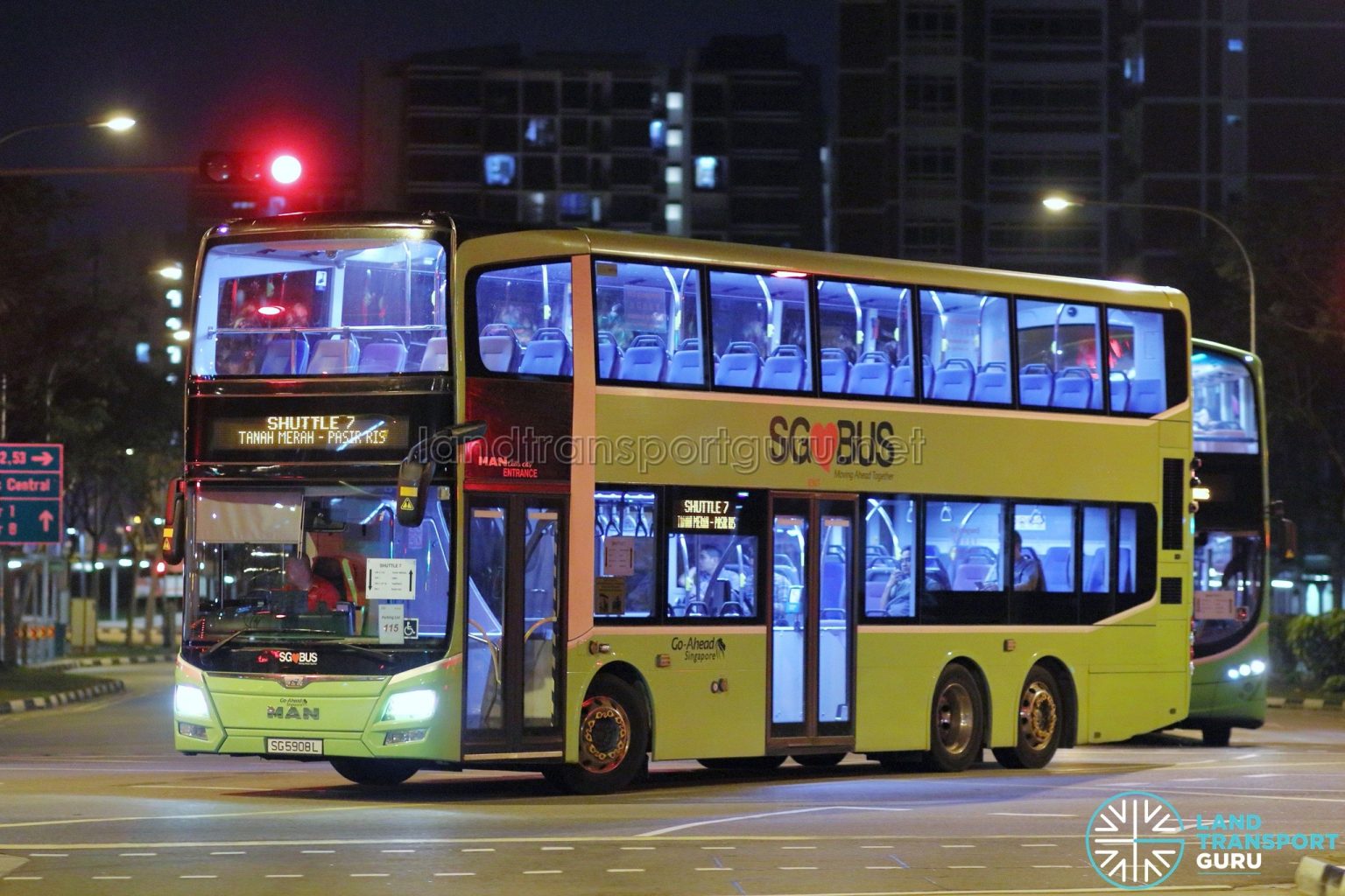 Shuttle 7 – Go-Ahead Singapore MAN A95 (SG5908L) | Land Transport Guru
