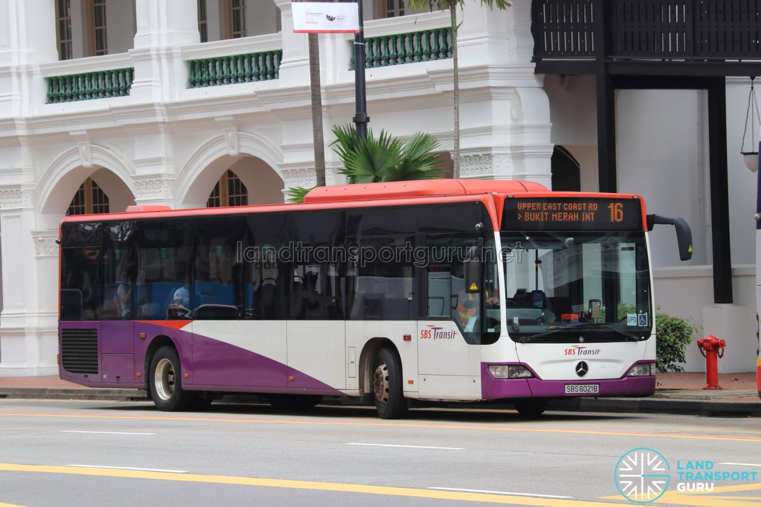 Bus 16: SBS Transit Mercedes-Benz Citaro (SBS6021B) | Land Transport Guru