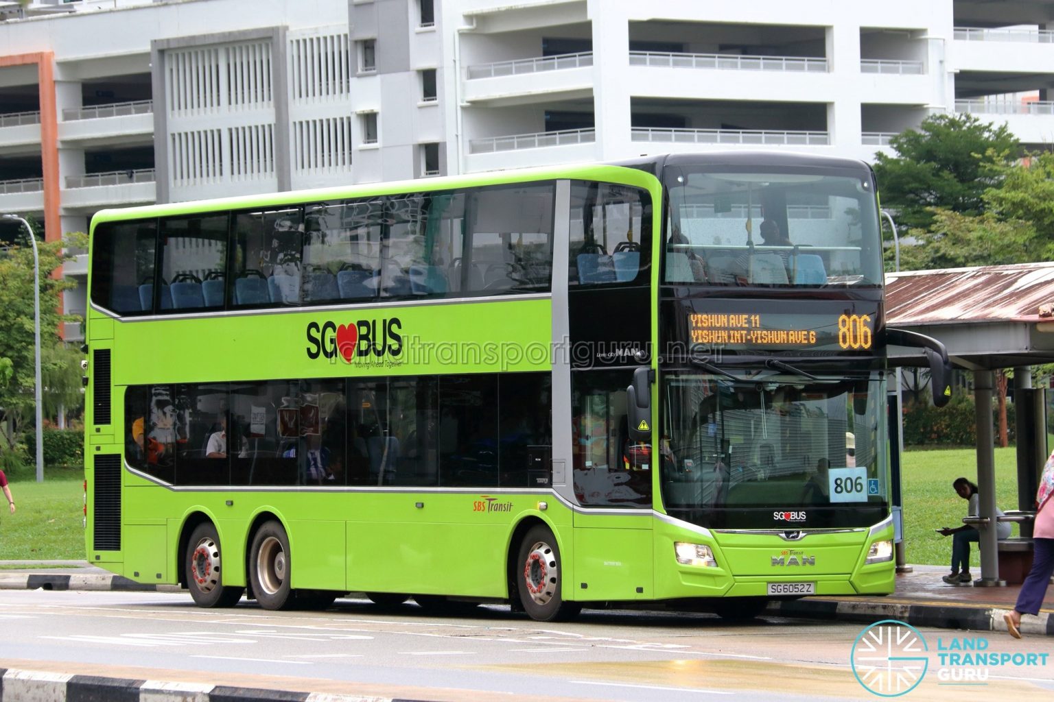 Bus 806: SBS Transit MAN A95 / Lion’s City DD (SG6052Z) | Land ...