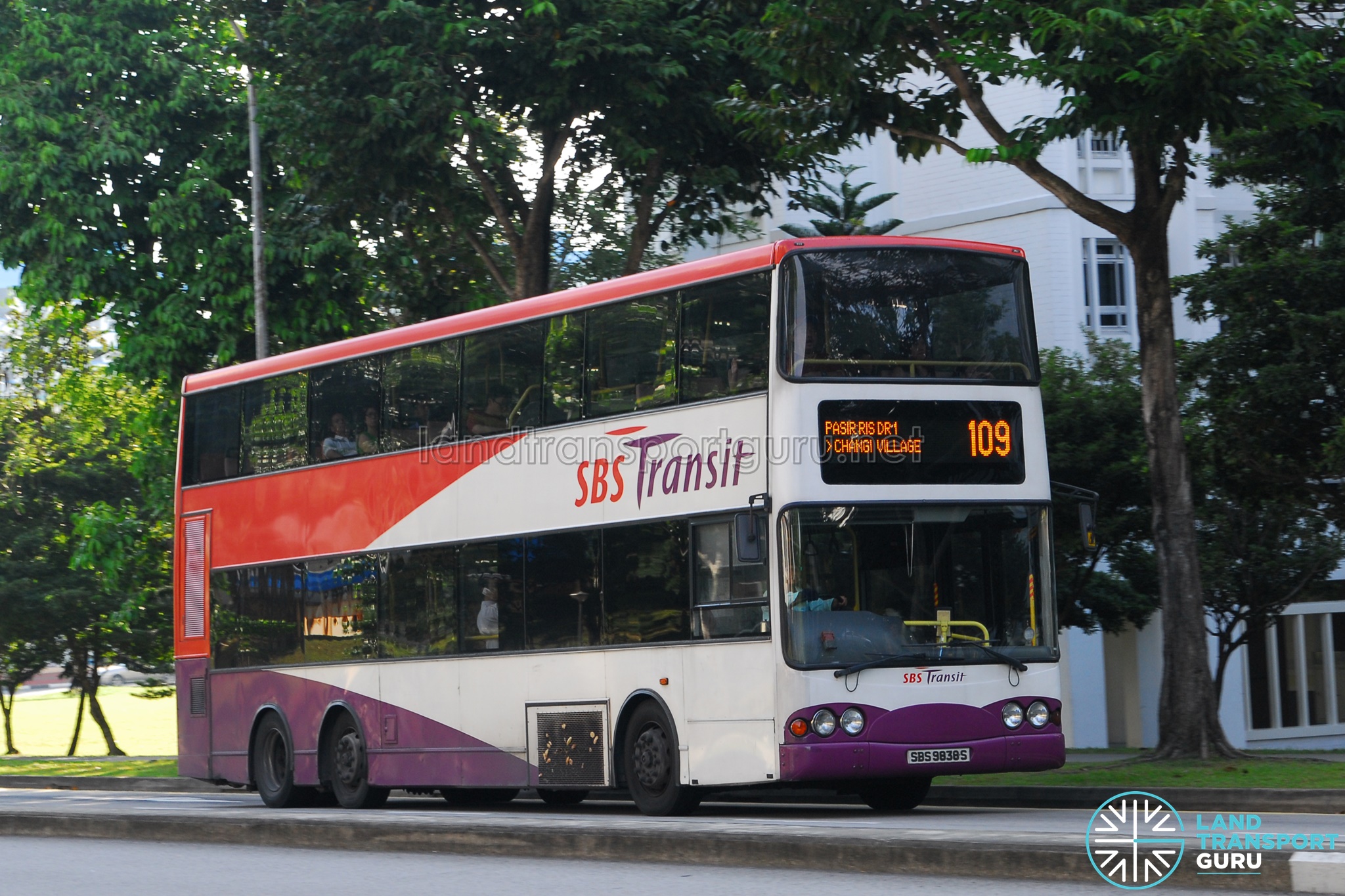 Bus 109 SBS Transit Volvo B10TL SBS9838S Land Transport Guru Bus 109 SBS Transit Volvo B10TL SBS9838S Land Transport Guru