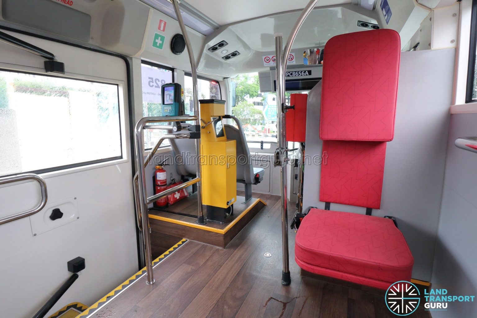 BYD C6 (Public Bus) – Interior Front Section | Land Transport Guru