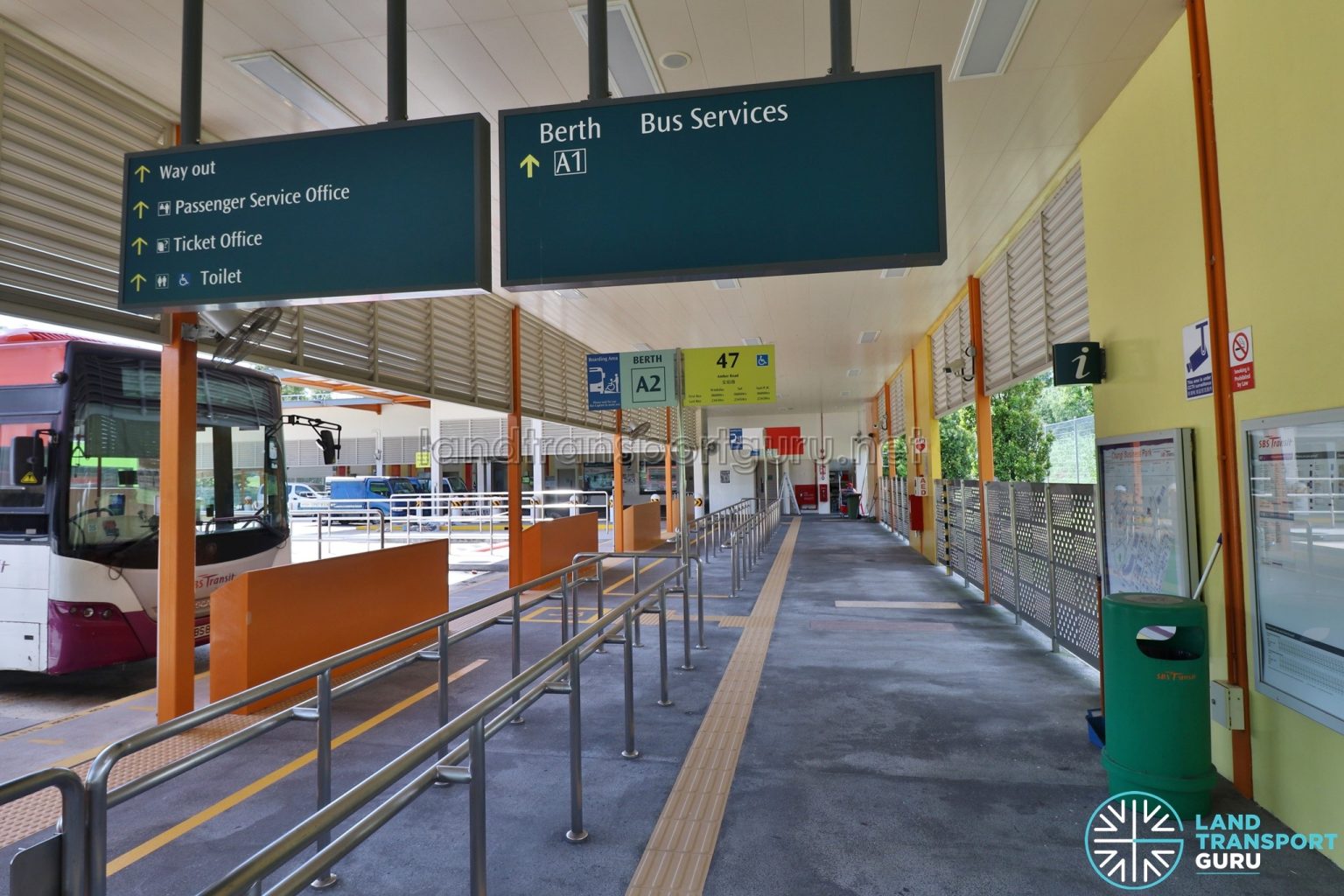 Changi Business Park Bus Terminal – Boarding berths | Land Transport Guru