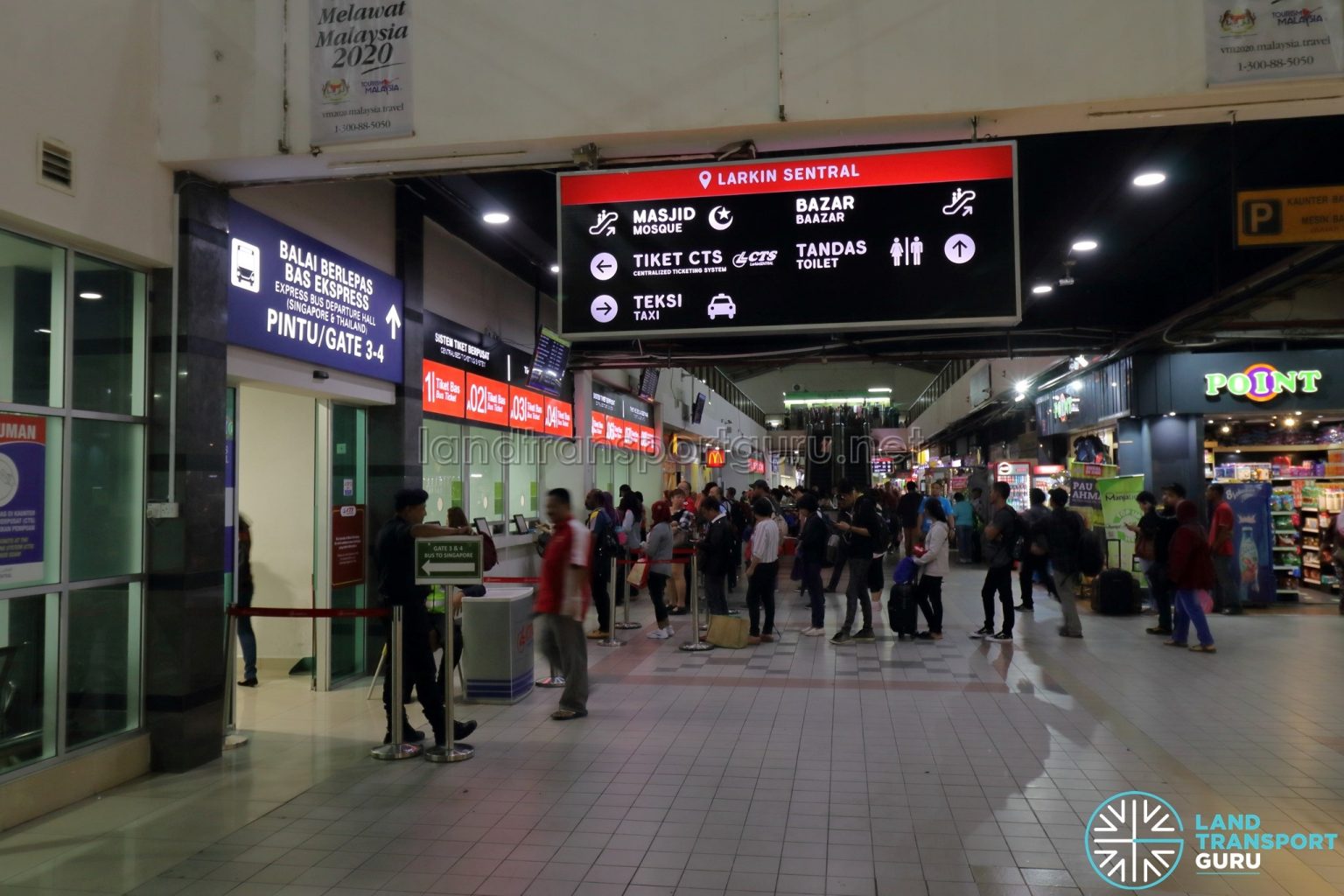 Larkin Bus Terminal – Ticketing Concourse | Land Transport Guru