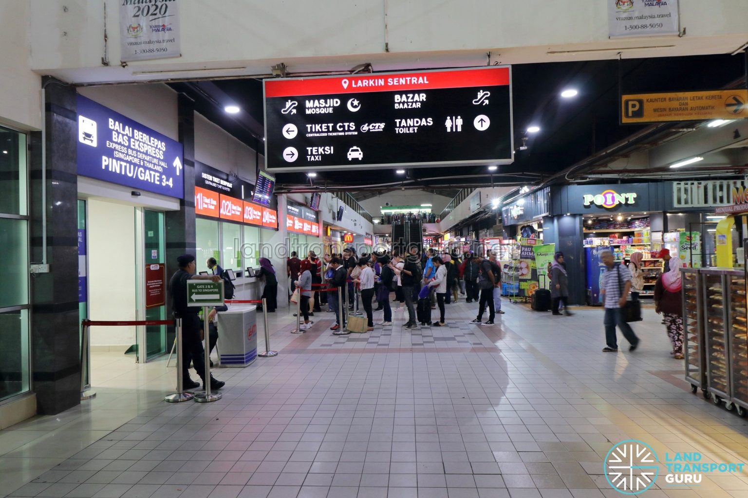Larkin Bus Terminal – Ticketing Concourse | Land Transport Guru