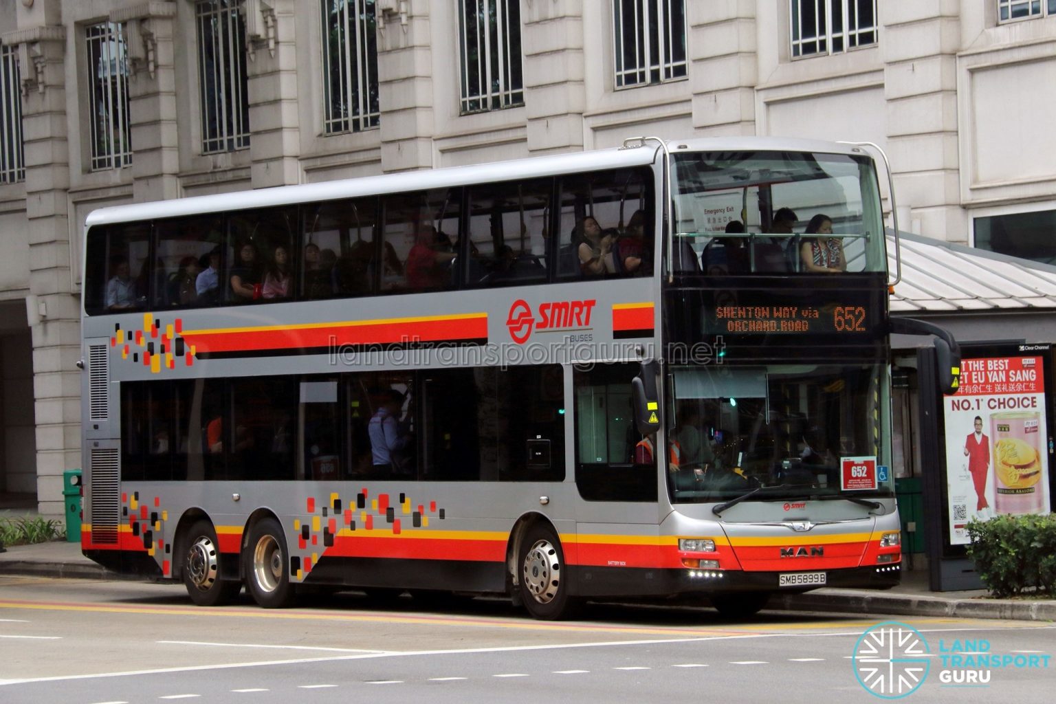 Bus 652 – SMRT Buses MAN A95 (SMB5899B) | Land Transport Guru