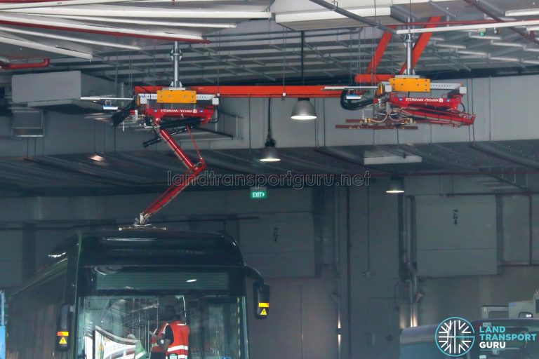 Pantographs at Bukit Panjang ITH | Land Transport Guru