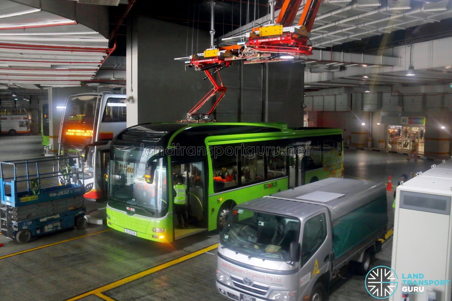 Installation of overhead bus chargers at Bedok and Bukit Panjang | Land ...