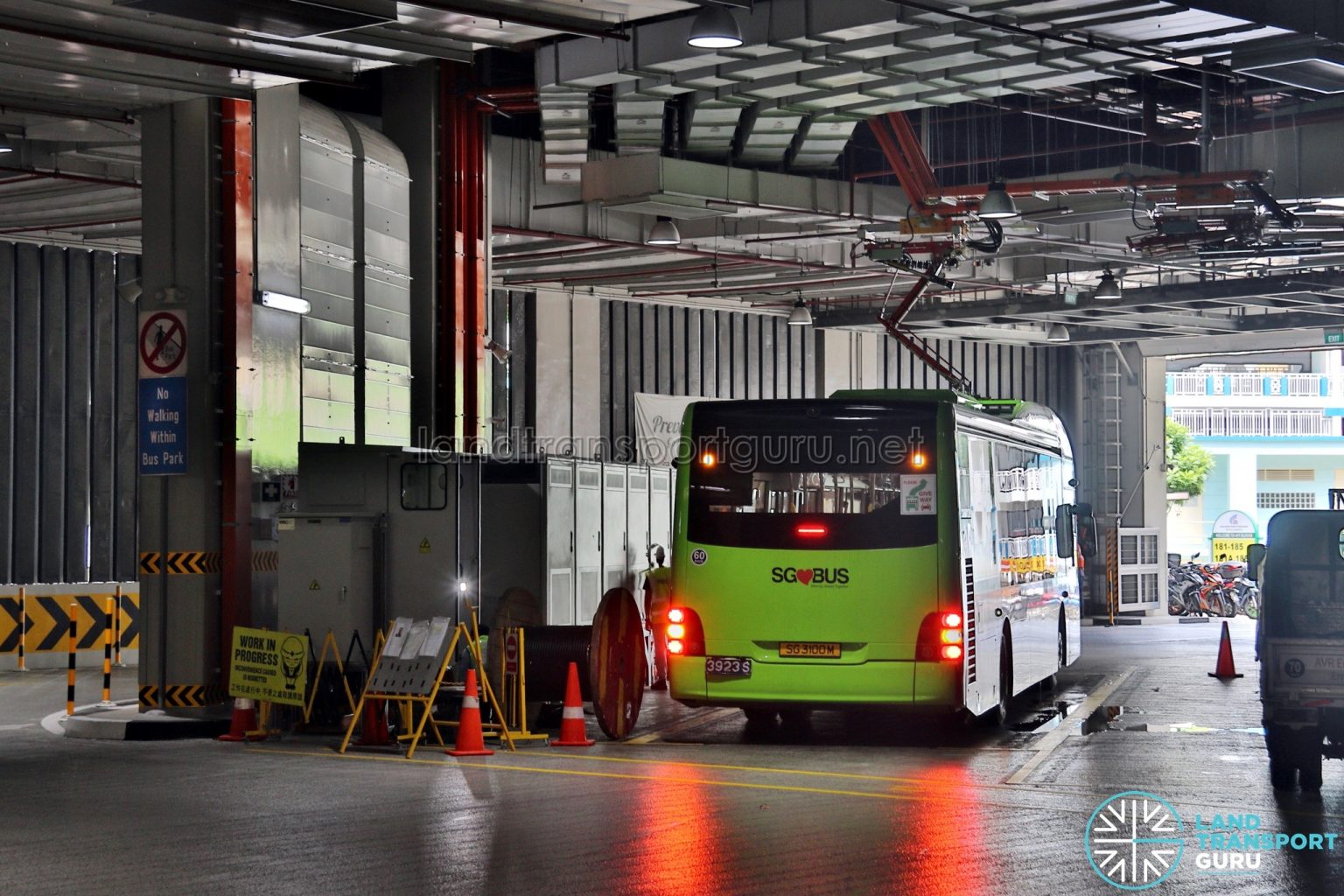 Installation of overhead bus chargers at Bedok and Bukit Panjang | Land ...