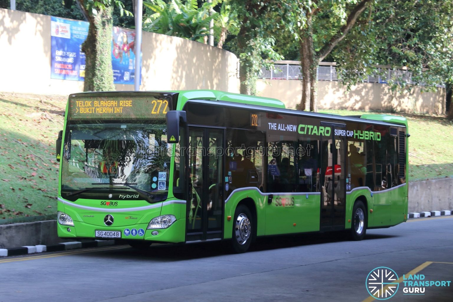 Bus 272 – SBS Transit Mercedes-Benz Citaro hybrid (SG4004B) | Land ...