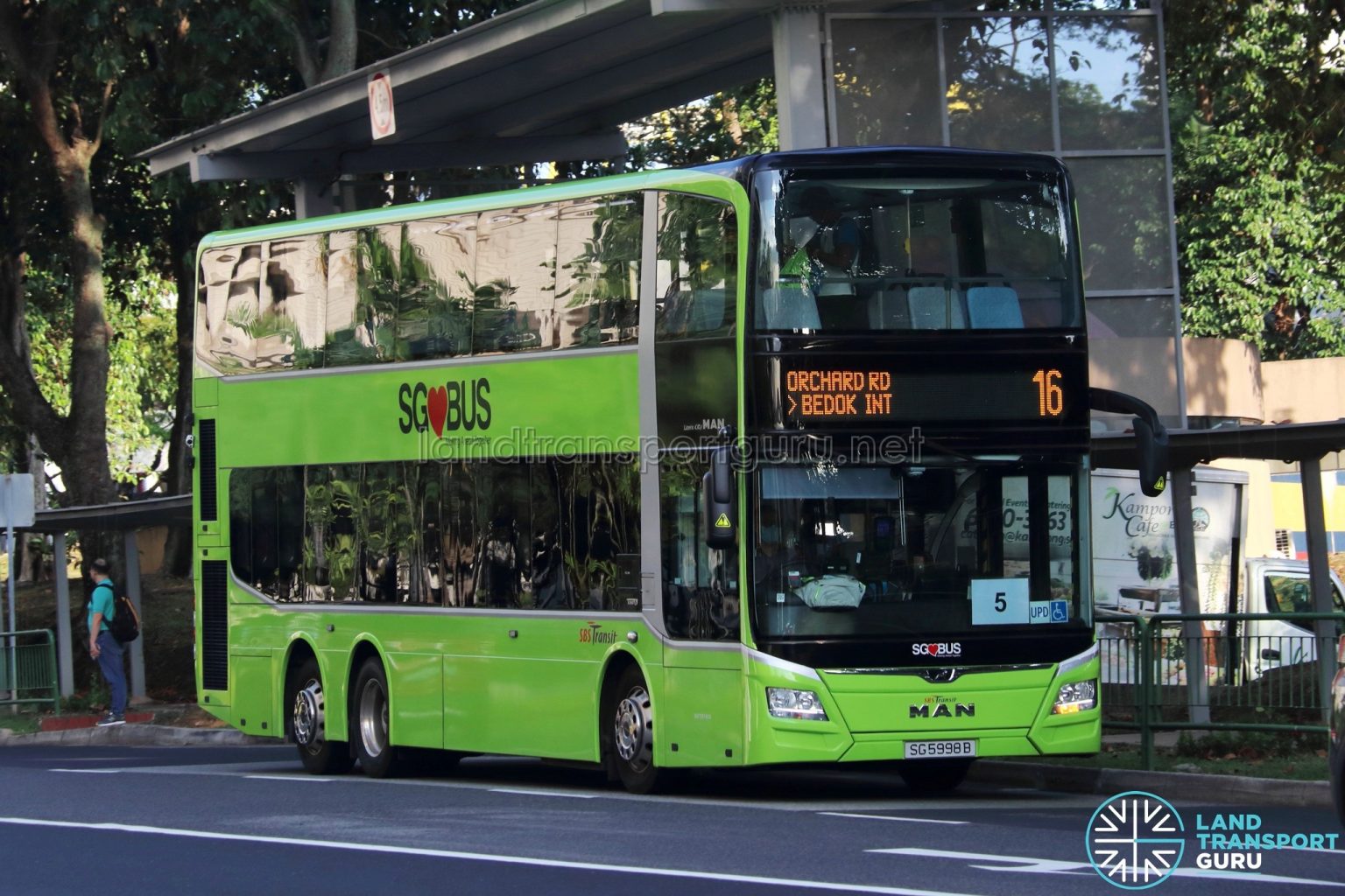 Bus 16 – SBS Transit MAN A95 Euro 6 (SG5998B) | Land Transport Guru