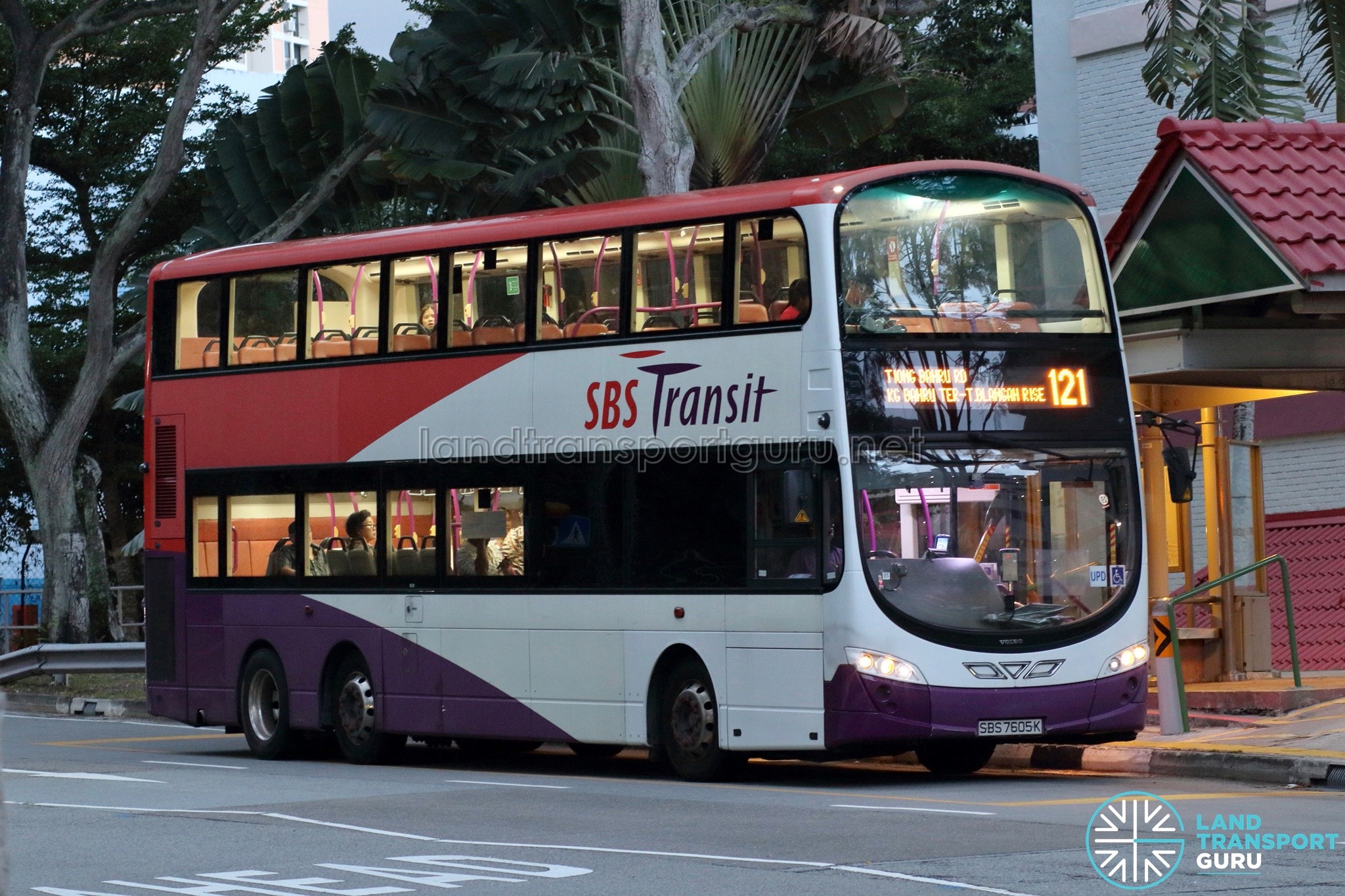 Bus 121 SBS Transit Volvo B9TL Wright SBS7605K Land Transport Guru Bus 121 SBS Transit Volvo B9TL Wright SBS7605K Land Transport Guru