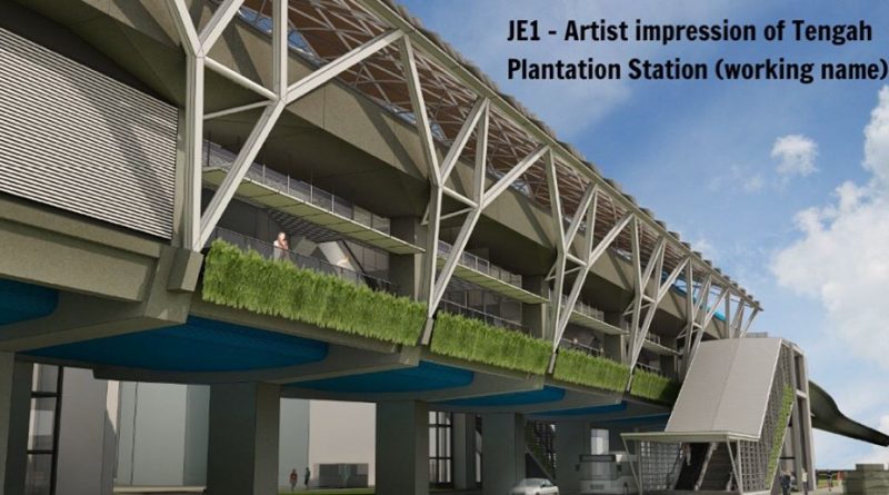 Tengah Plantation MRT Station – Land Transport Guru